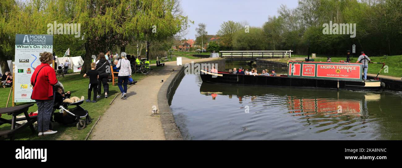 Narrowboat trip on the Ashby canal, Moira Furnace Museum and Country ...