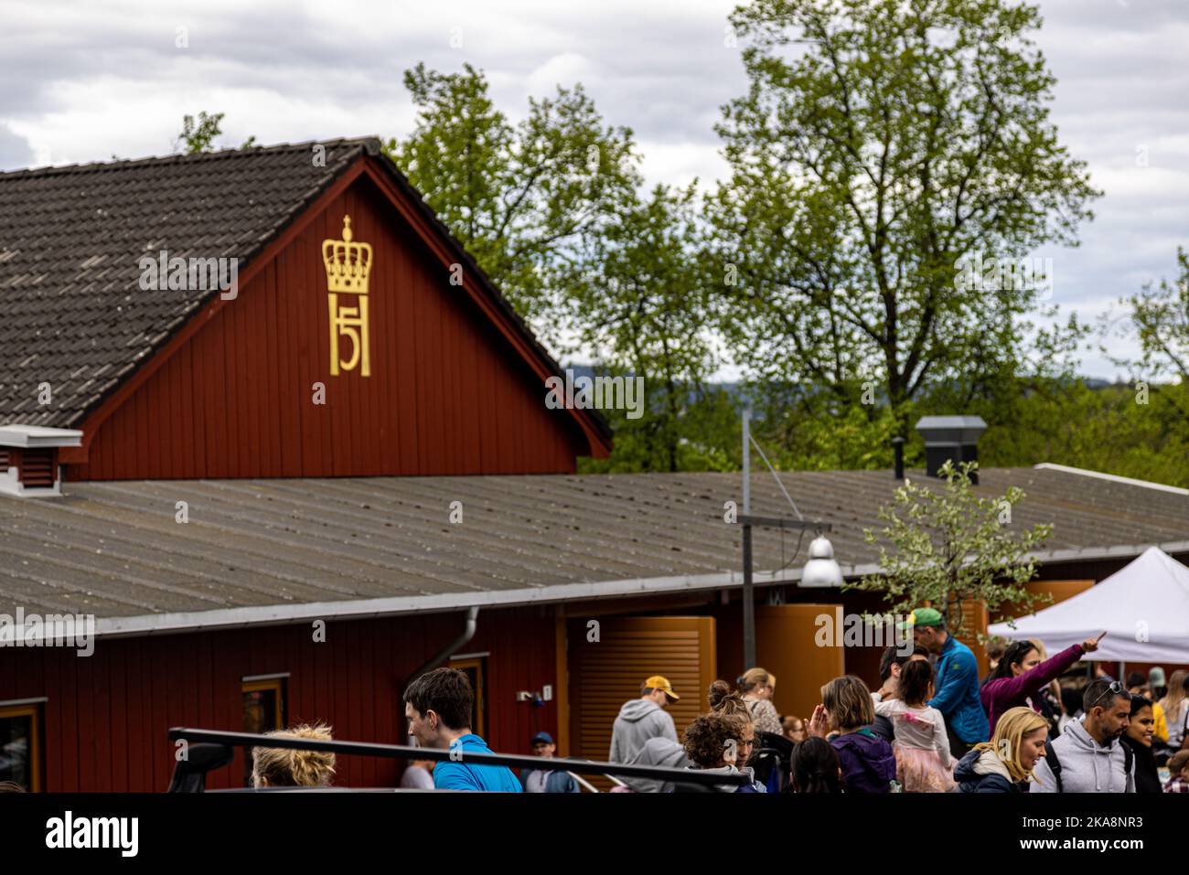 Farmers marker Kongsgarden Farm Bygdoy Oslo Norway Stock Photo - Alamy