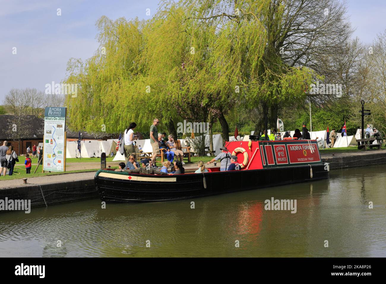 Narrowboat trip on the Ashby canal, Moira Furnace Museum and Country ...