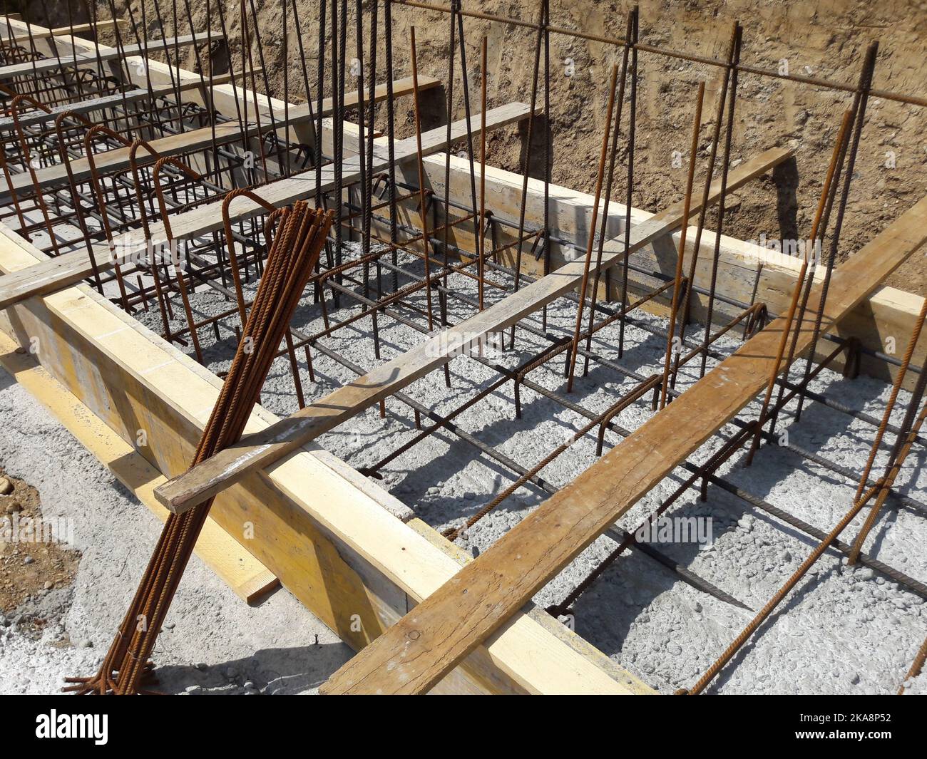 A closeup of a construction site under the sunlight Stock Photo - Alamy
