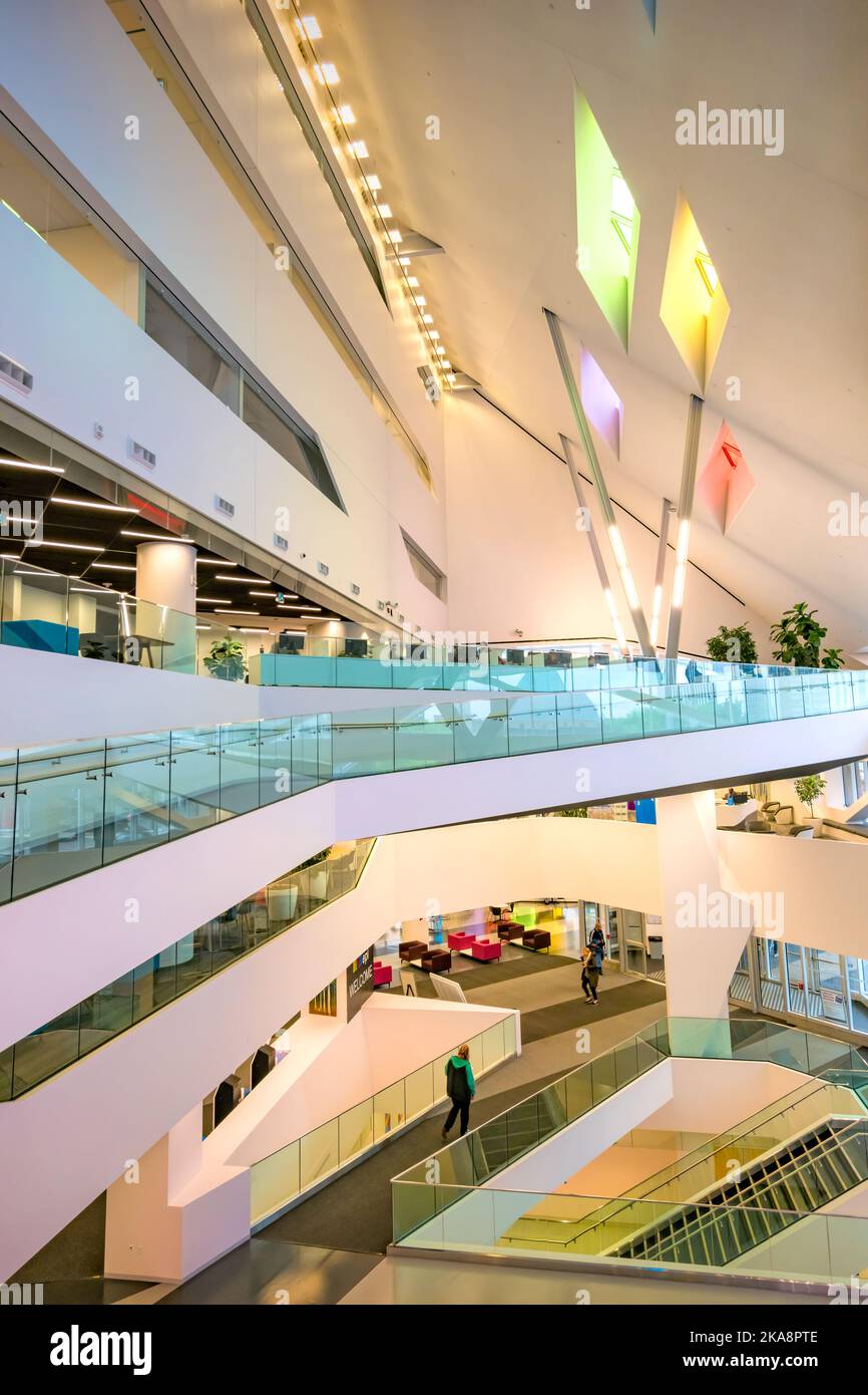 Atrium of the new Stanley A. Milner Library, central Public Library in ...
