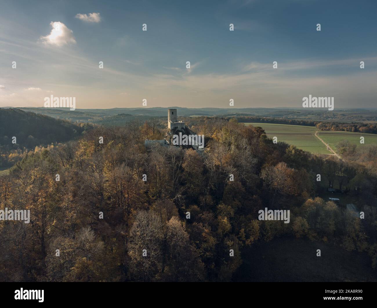 Castle ruins in the town of Smolen, Poland Stock Photo - Alamy