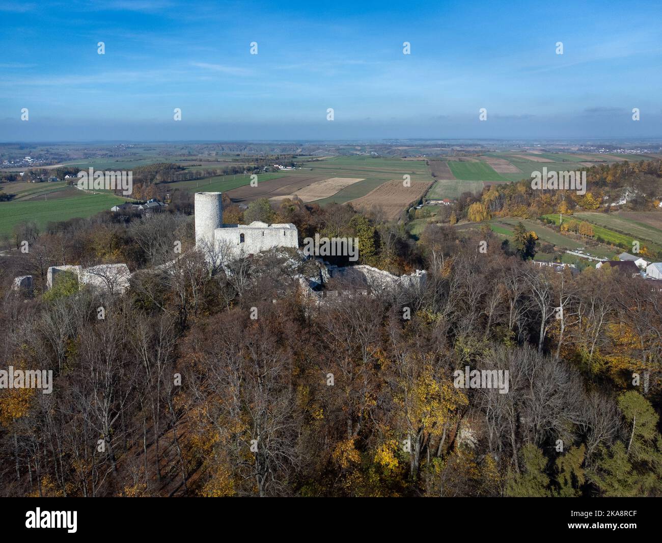 Castle ruins in the town of Smolen, Poland Stock Photo - Alamy