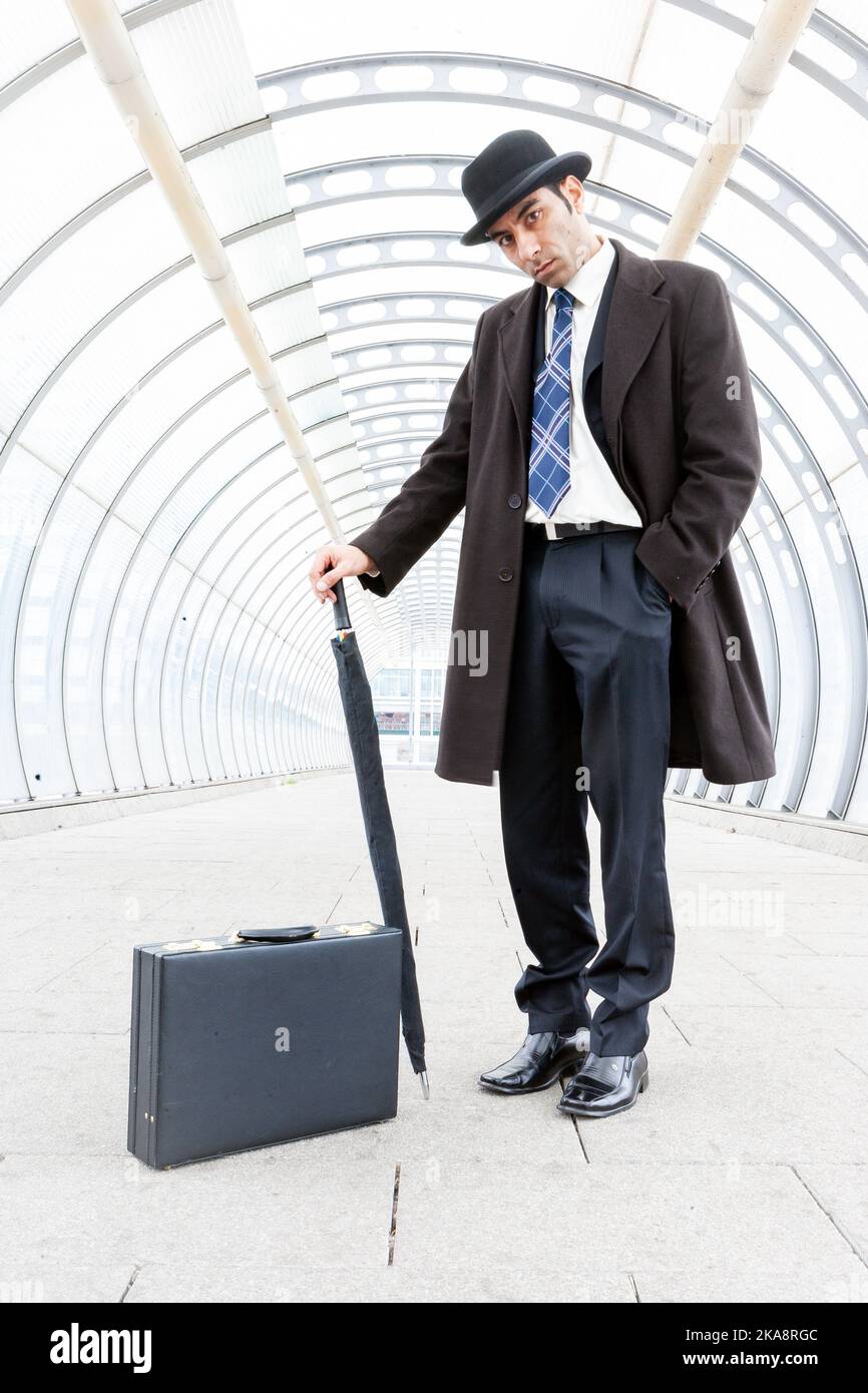The City Gent, A Cautious Investor. A traditional London businessman ...