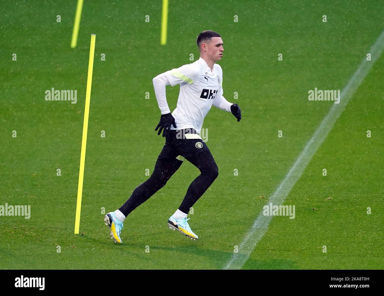 Manchester City's Phil Foden during a training session at the City ...