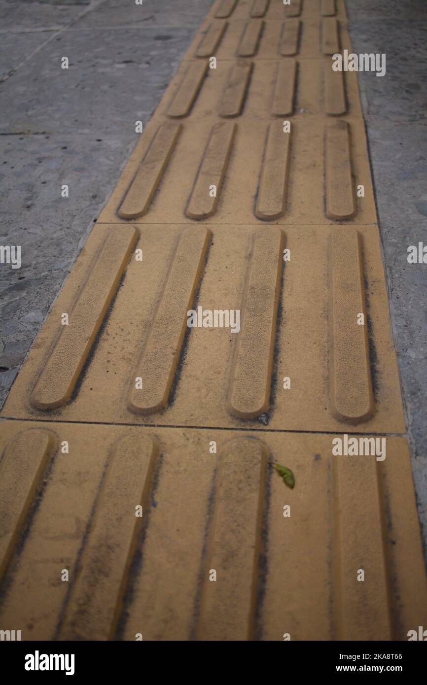 Pathway for blind hi-res stock photography and images - Alamy