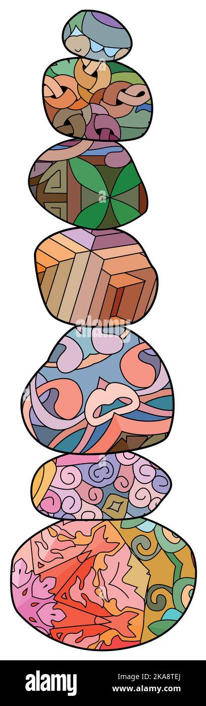 Balance concept abstract stack Stock Vector Images - Alamy
