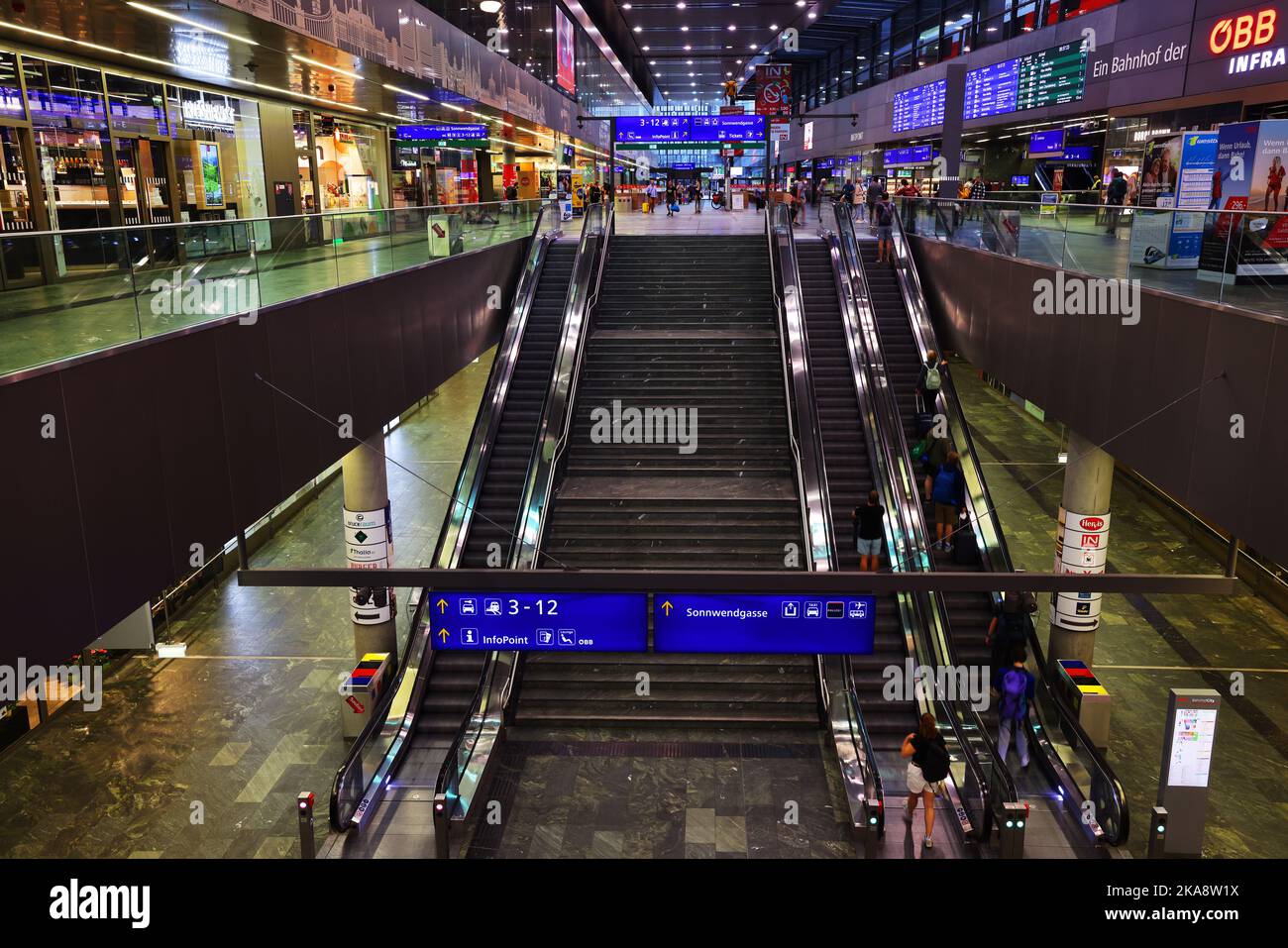 Bahnhof, Wien Hauptbahnhof, Der Wiener Hauptbahnhof ist die modernste ...