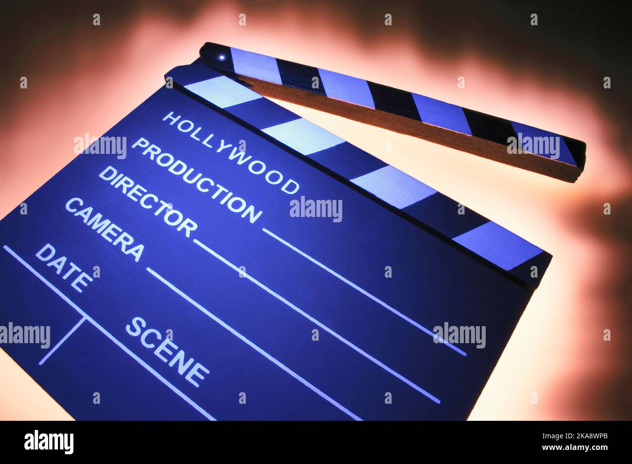 Clapboard film production slate hi-res stock photography and images - Alamy