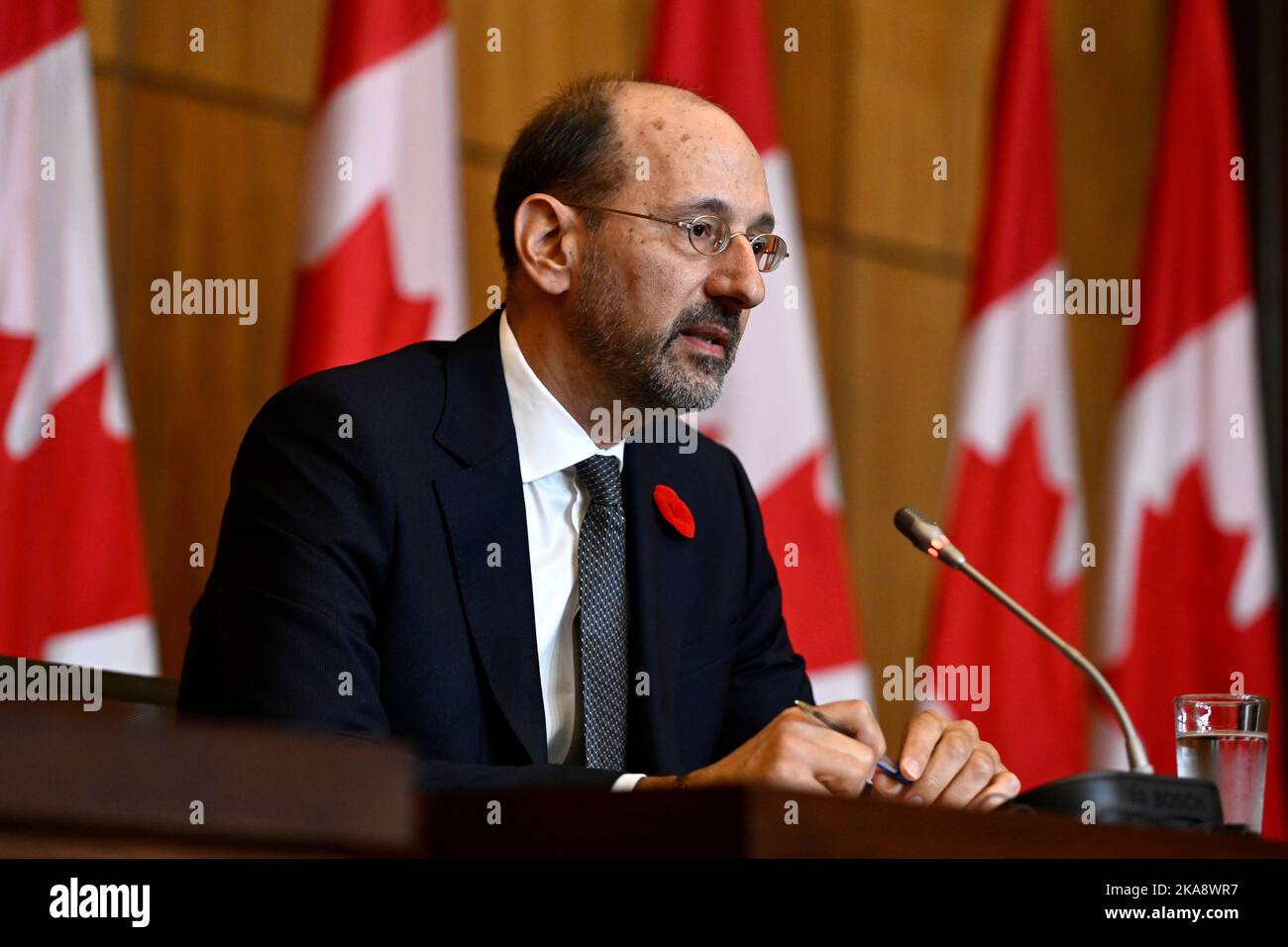Correctional Investigator of Canada Dr. Ivan Zinger holds a news ...