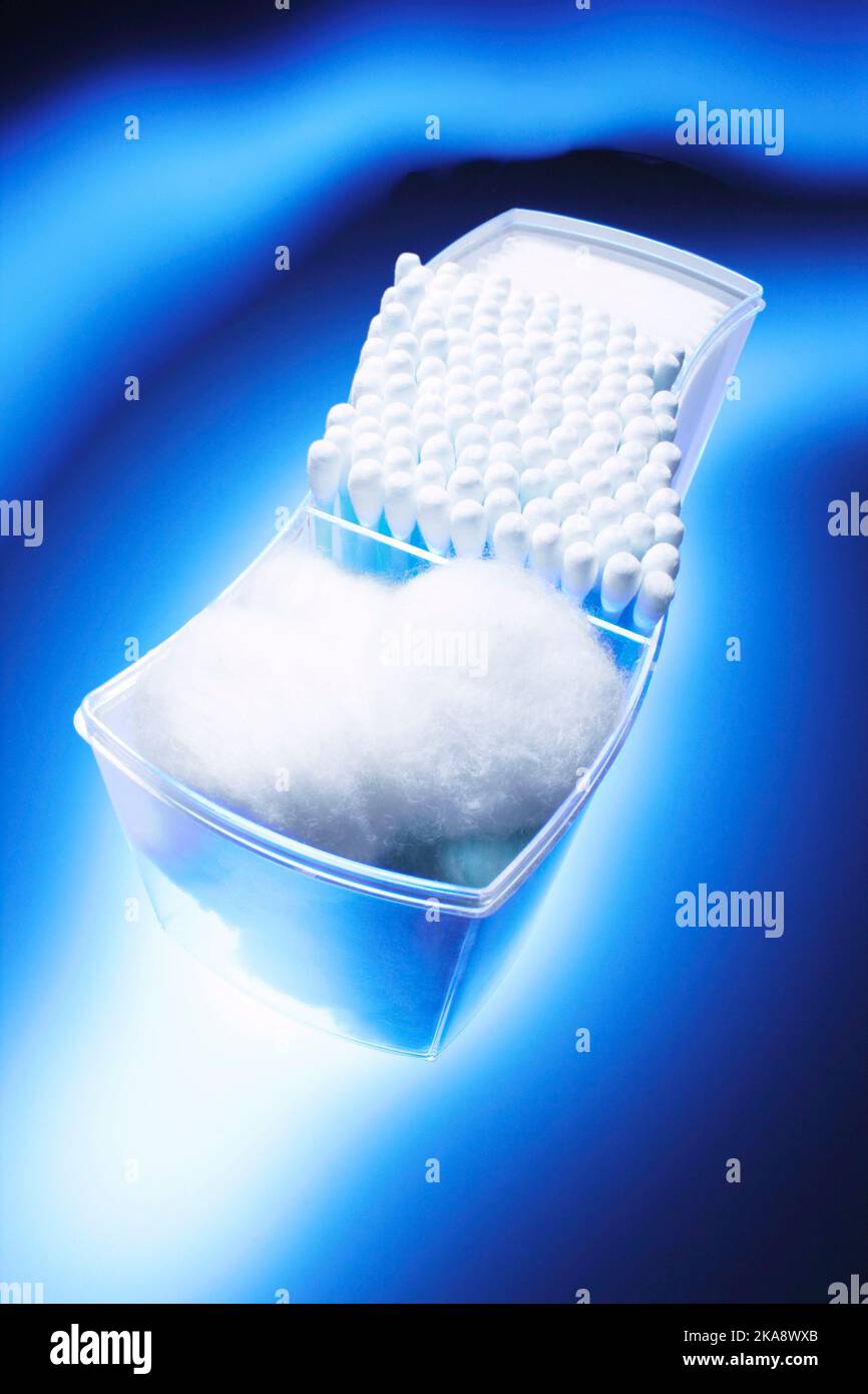 Cotton Buds in Box Stock Photo - Alamy