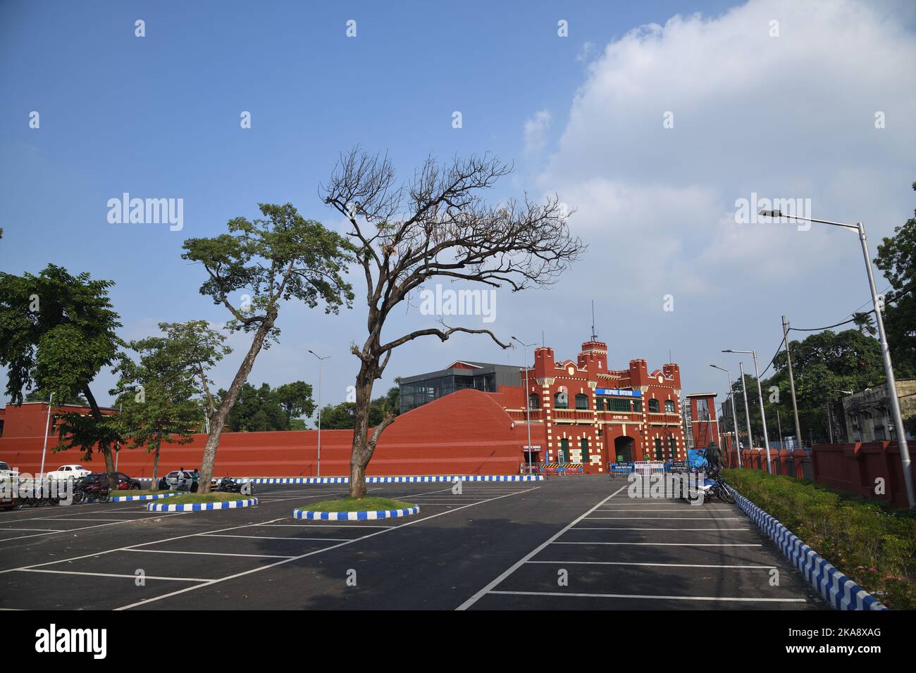 Alipore Jail Museum with parking lot. Kolkata, West Bengal, India Stock ...