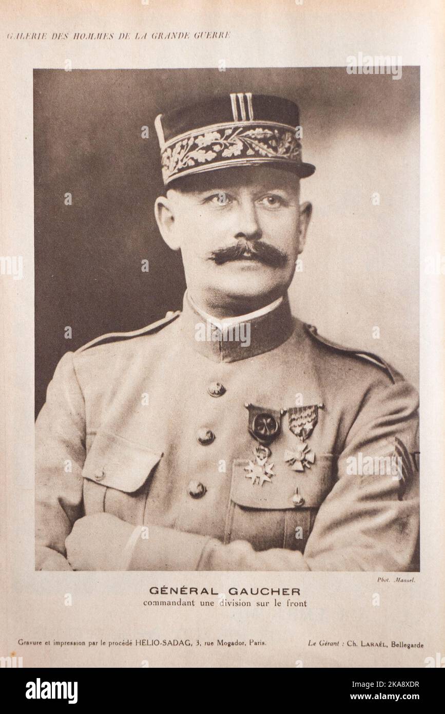 WW1 - L'Image de la Guerre : Général GAUCHER - Illustration by French ...