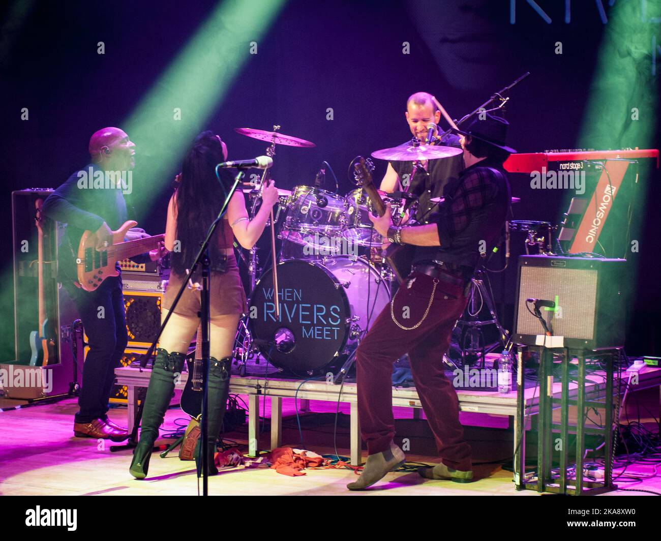 When rivers meet band hi-res stock photography and images - Alamy