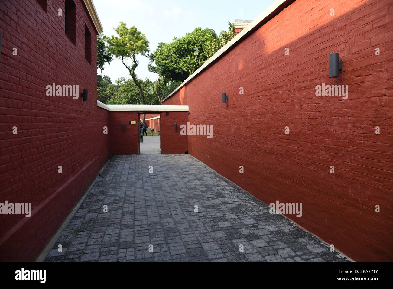 Alipore Jail Museum compound. Kolkata, West Bengal, India Stock Photo ...