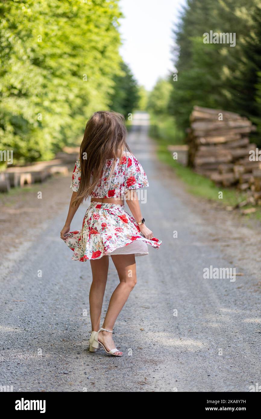 Field behind alley hi-res stock photography and images - Alamy