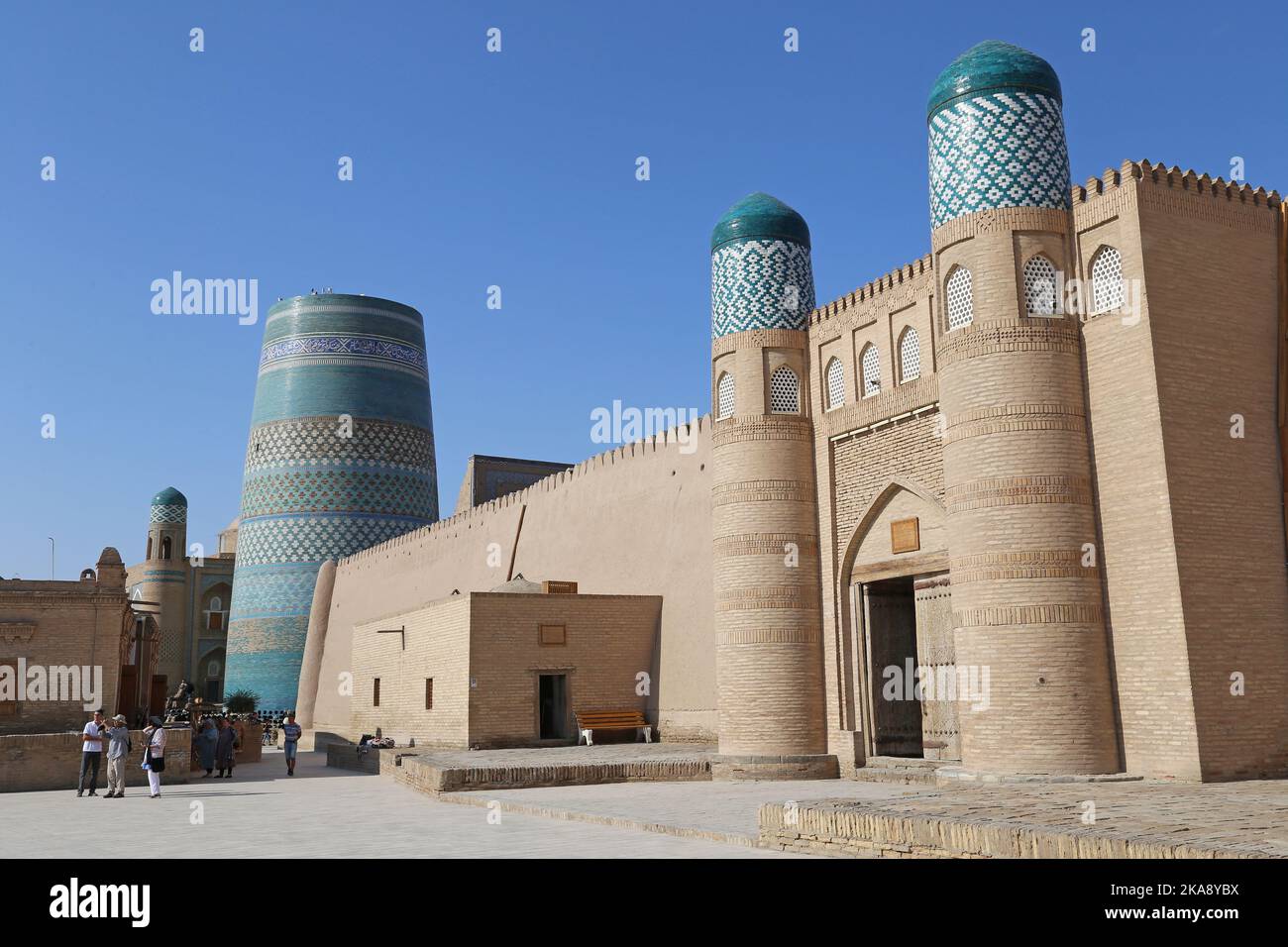 Zindon (Jail) and Entrance Gate, Kunya Ark Palace, Ichan Kala (Inner ...