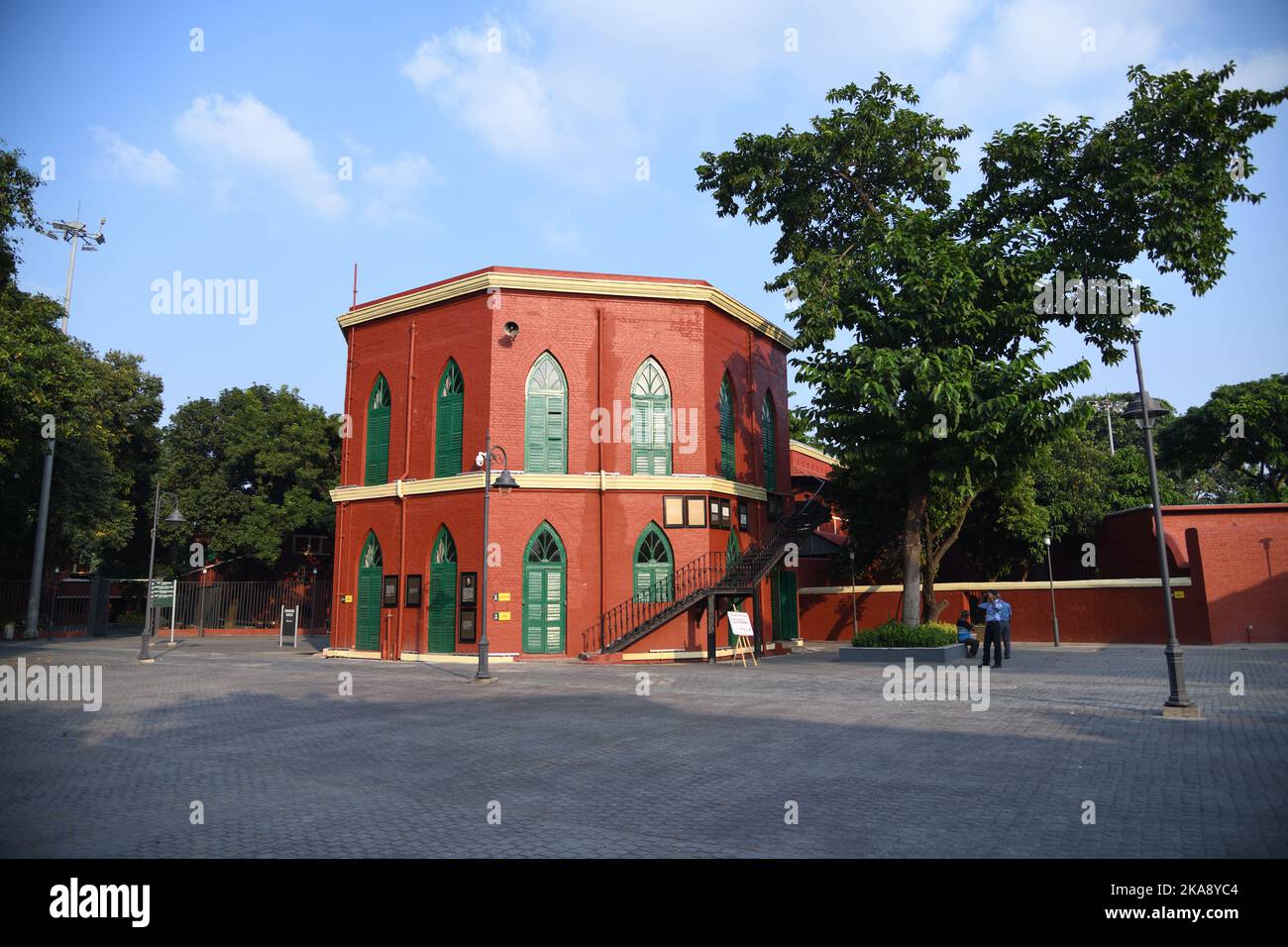 Watchtower of Alipore Jail Museum compound. Kolkata, West Bengal, India ...