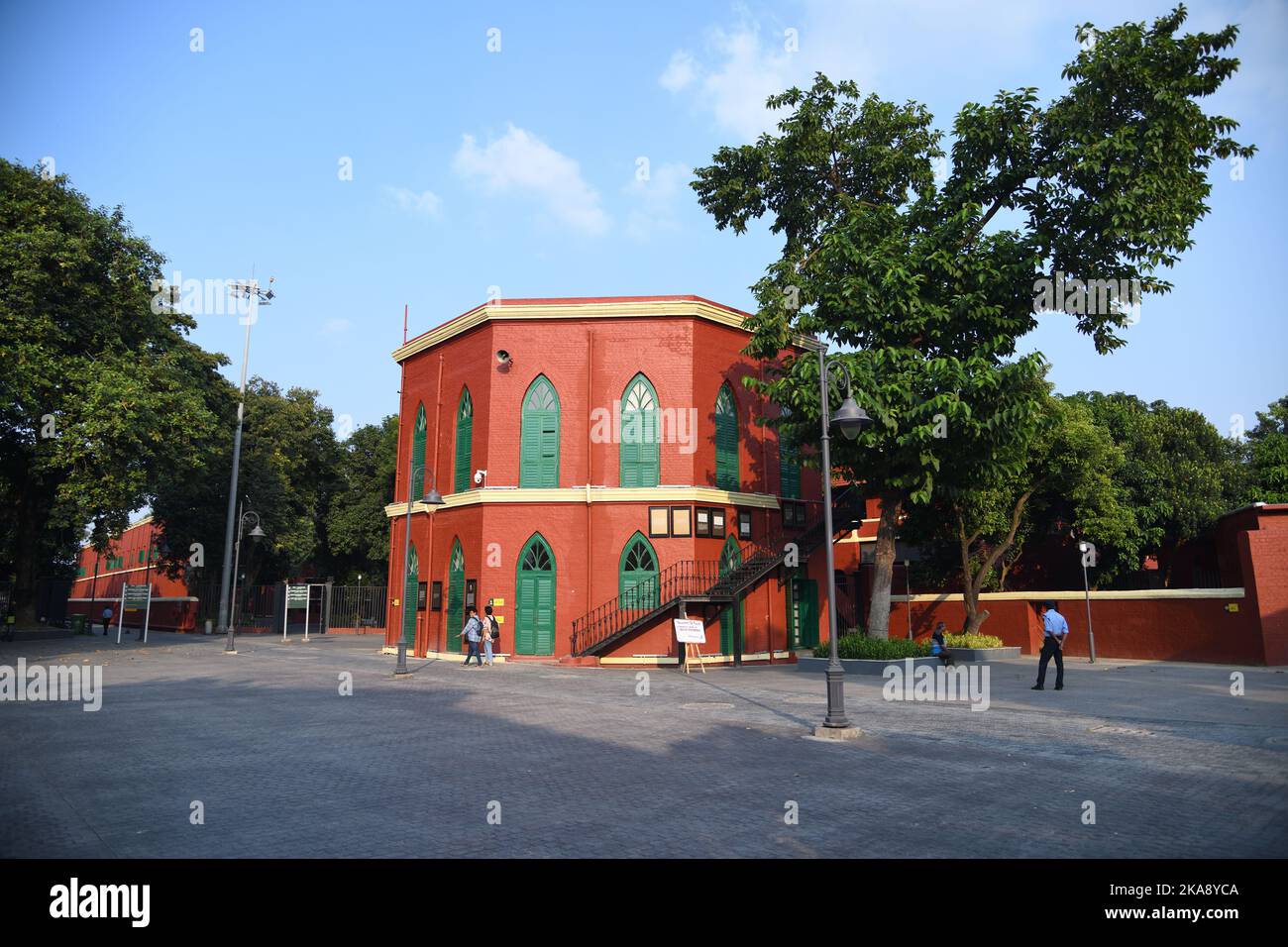 Watchtower of Alipore Jail Museum compound. Kolkata, West Bengal, India ...