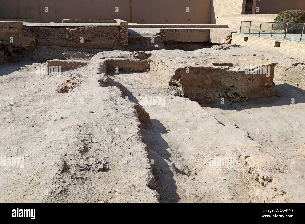 South Courtyard, Kunya Ark Palace, Ichan Kala (Inner Fortress), Khiva ...