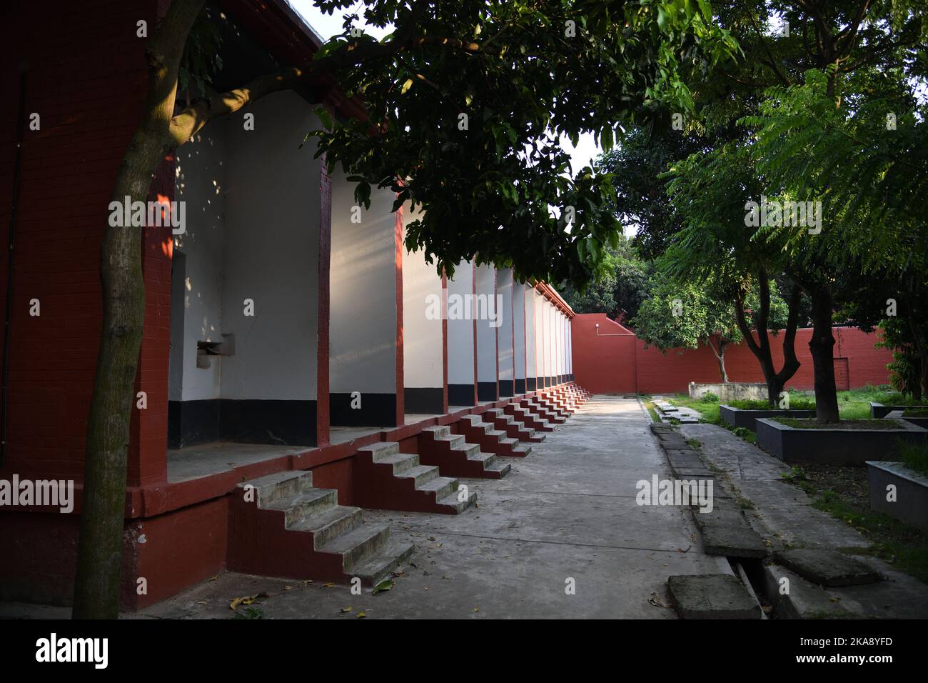 Ground floor of Unidentified two-story cellblock. Alipore Jail Museum ...