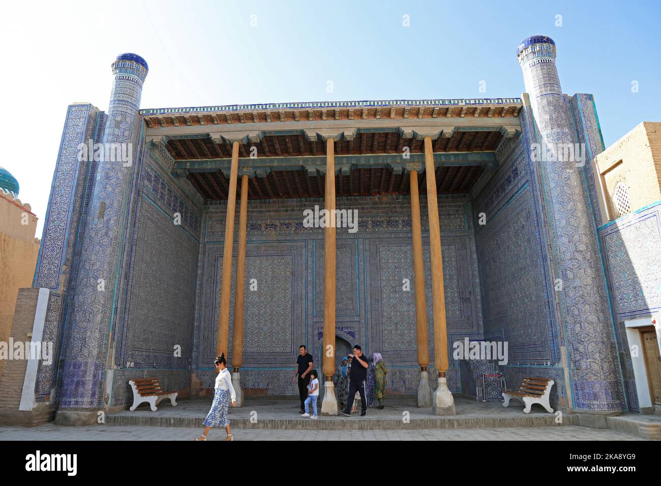 Summer Mosque, Kunya Ark Palace, Ichan Kala (Inner Fortress), Khiva ...