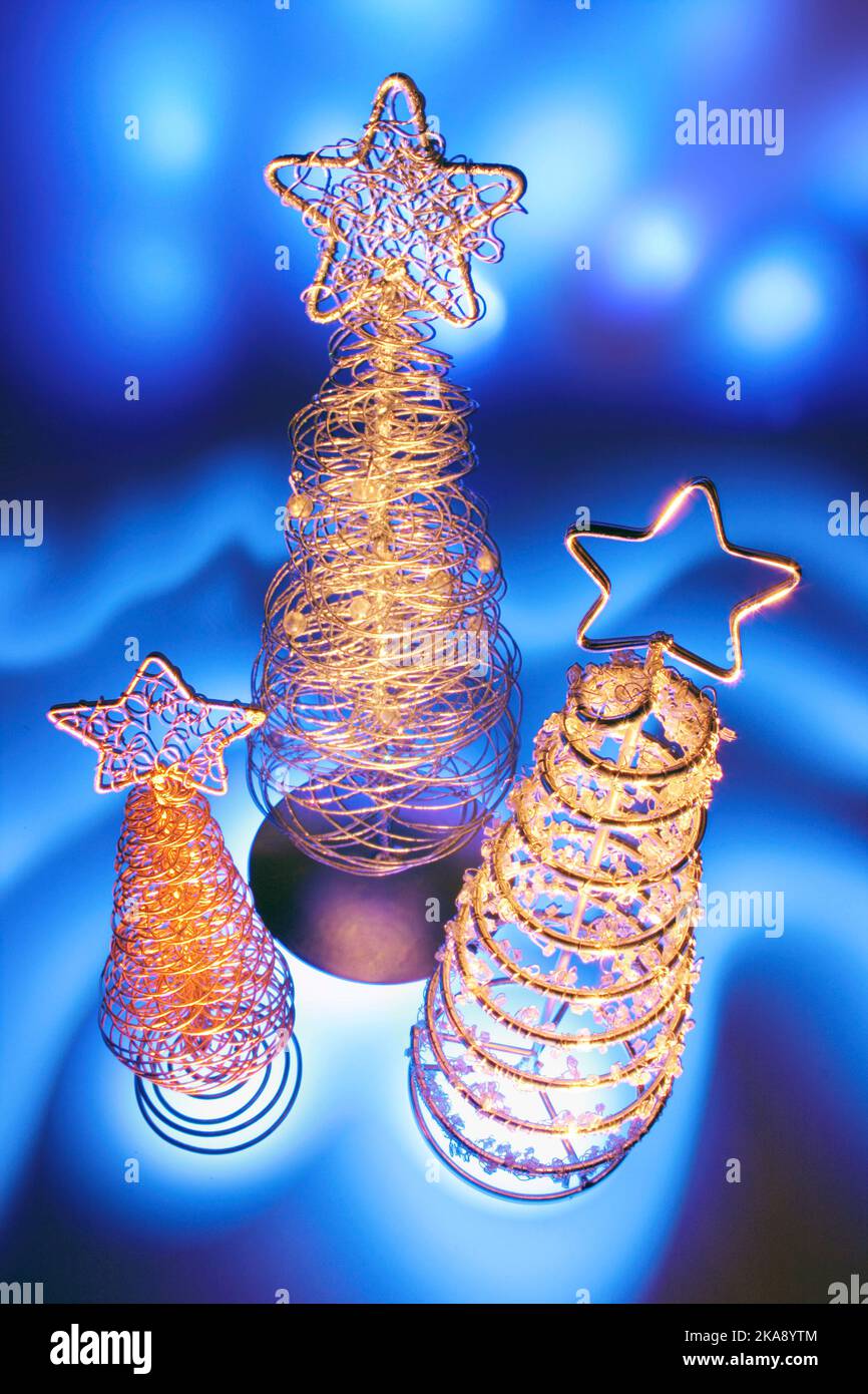 Miniature Christmas Trees Stock Photo - Alamy