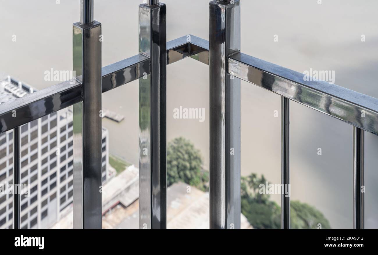 Stainless steel balcony railing hi-res stock photography and images - Alamy