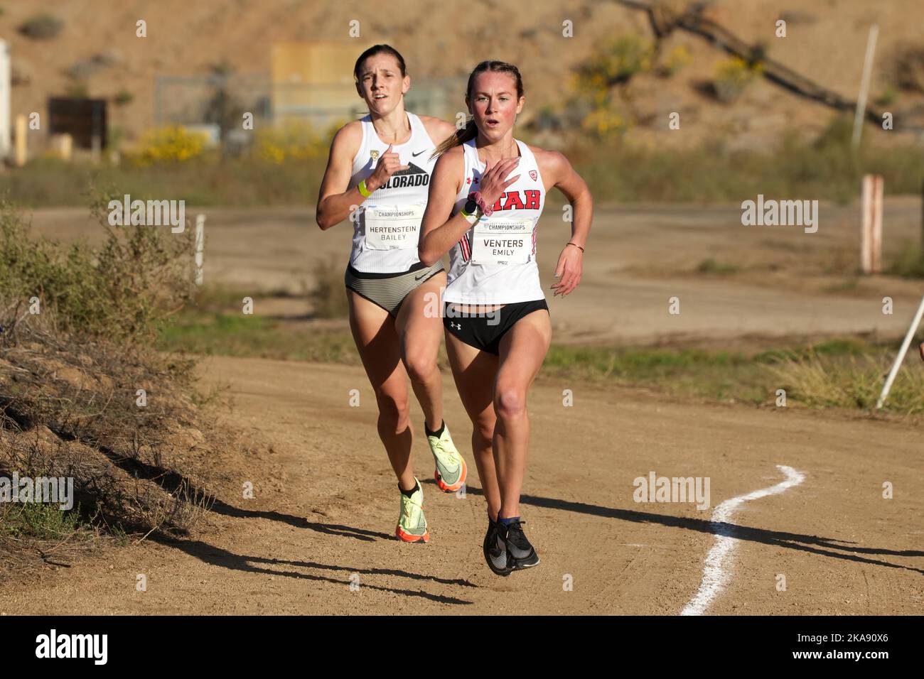 Bailey Hertenstein of Colorado (left) defeats Emily Venters of Utah to ...
