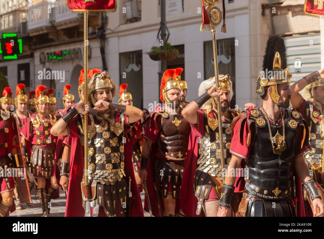 CARTAGENA, SPAIN - 23 SEPTEMBER 2022 Carthaginians and Romans historic ...