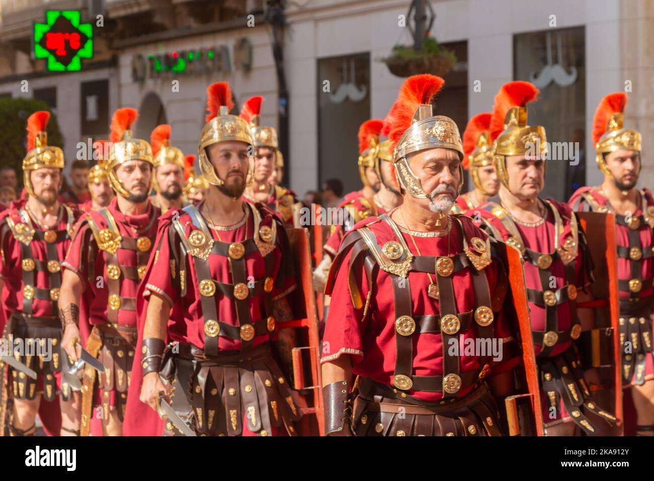 CARTAGENA, SPAIN - 23 SEPTEMBER 2022 Carthaginians and Romans historic ...