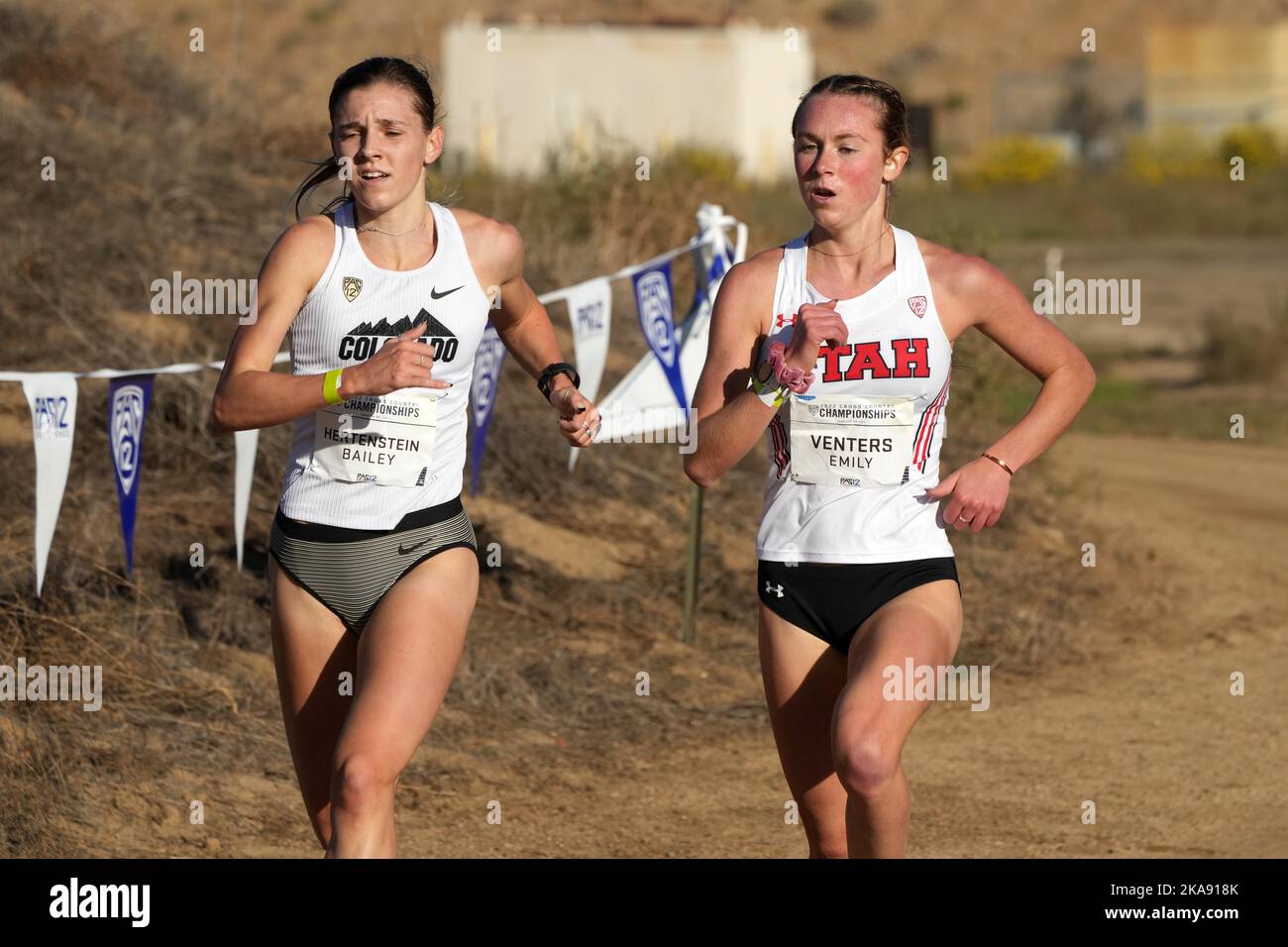Bailey Hertenstein of Colorado (left) defeats Emily Venters of Utah to ...