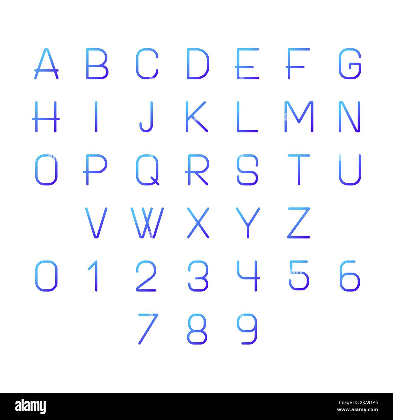 Numbers letters pixel perfect hi-res stock photography and images - Alamy