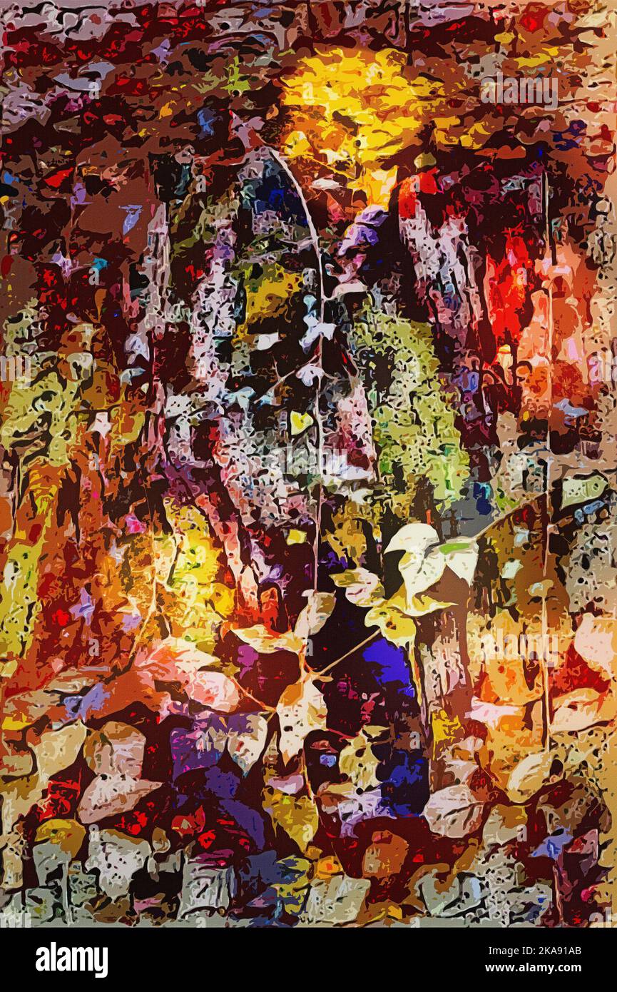 Abstract art colours hi-res stock photography and images - Alamy