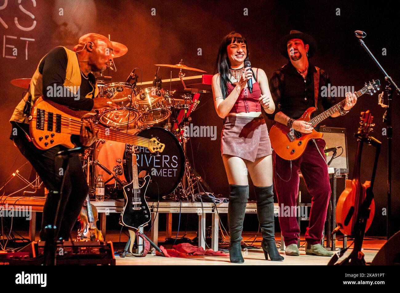 When rivers meet band hi-res stock photography and images - Alamy