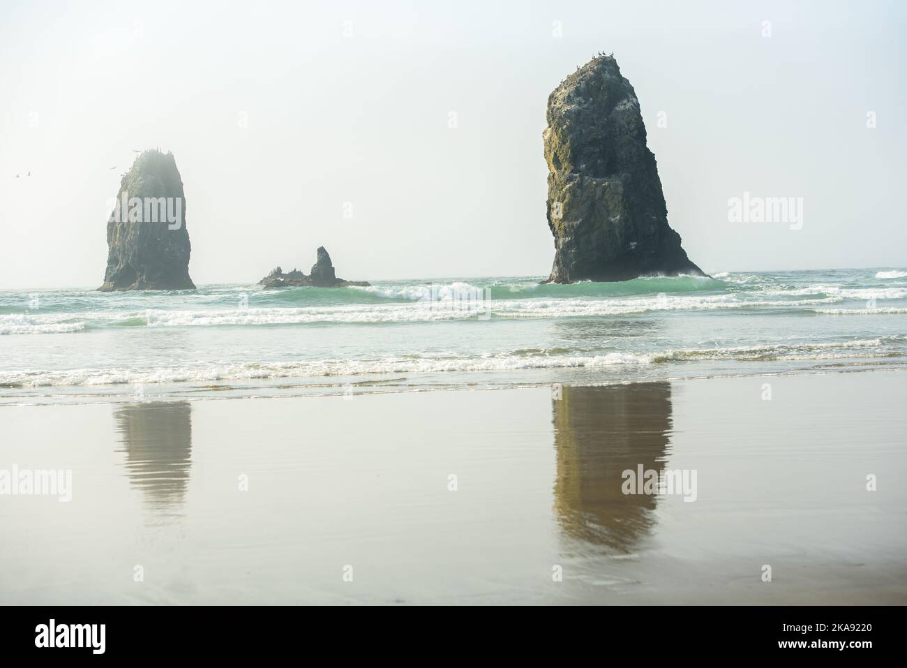 Oregon coast haystack rocks hi-res stock photography and images - Alamy