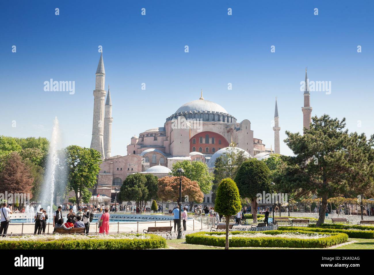 Picture of the mosque of Saint Sophia. Hagia Sophia, officially the ...