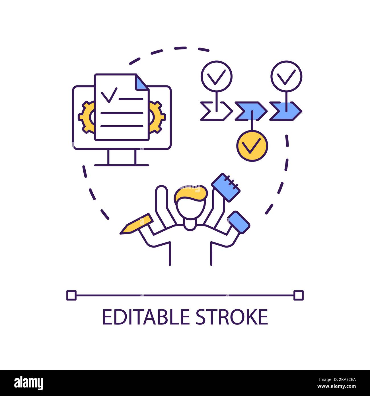 Multitasking skills hi-res stock photography and images - Alamy