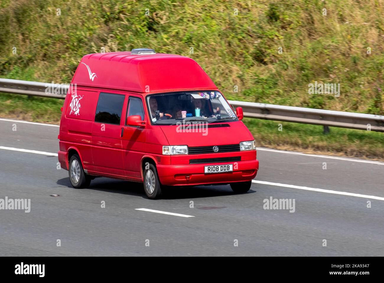 1998 90s nineties Red VW VOLKSWAGEN Transporter 1200 CVN C/C SWB 2.5 ...