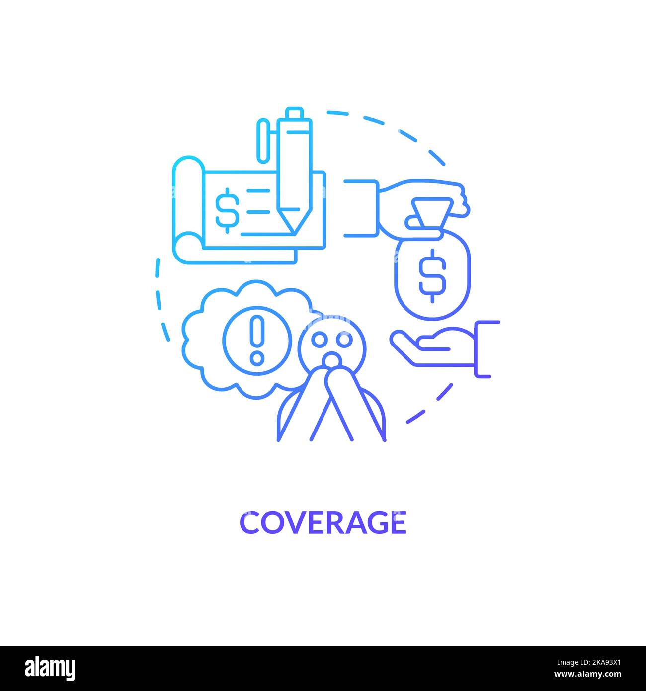 Insurance financial assistance Stock Vector Images - Alamy