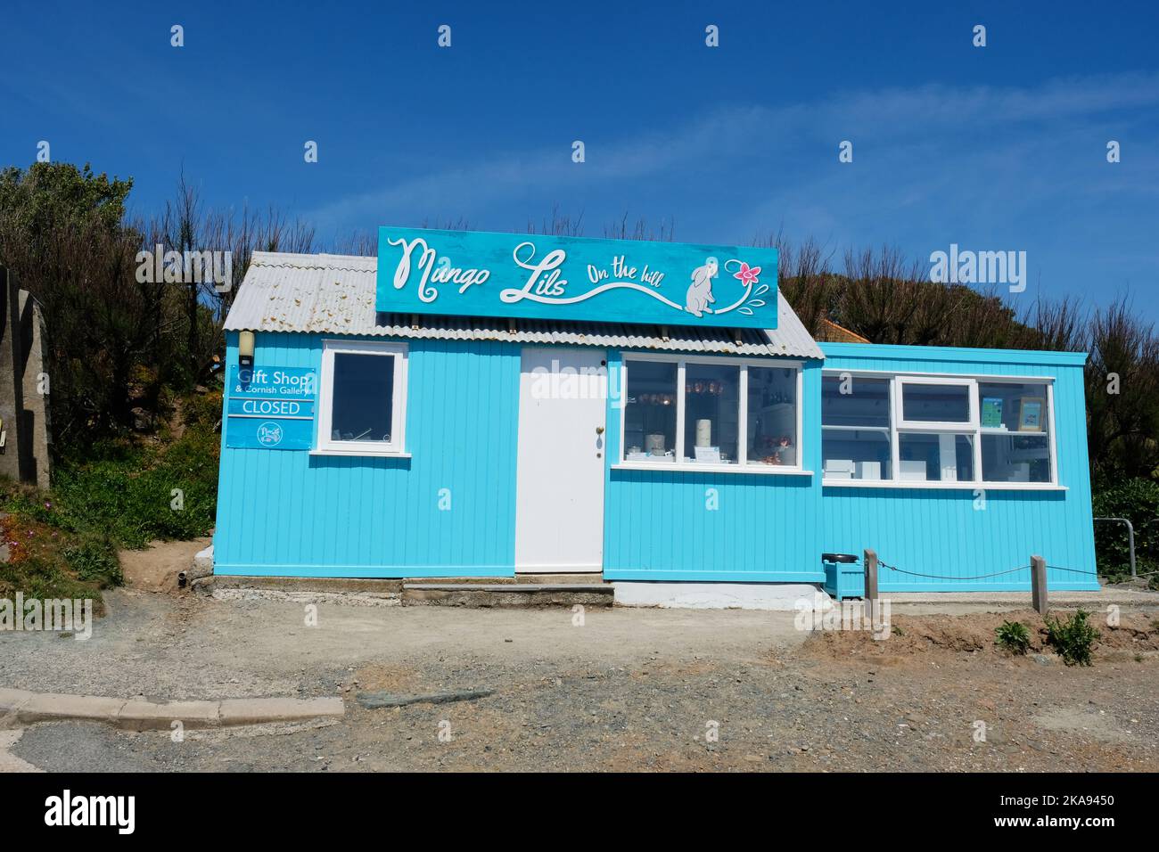 Small wooden gift shop at Lizard Point, Cornwall, UK - John Gollop ...