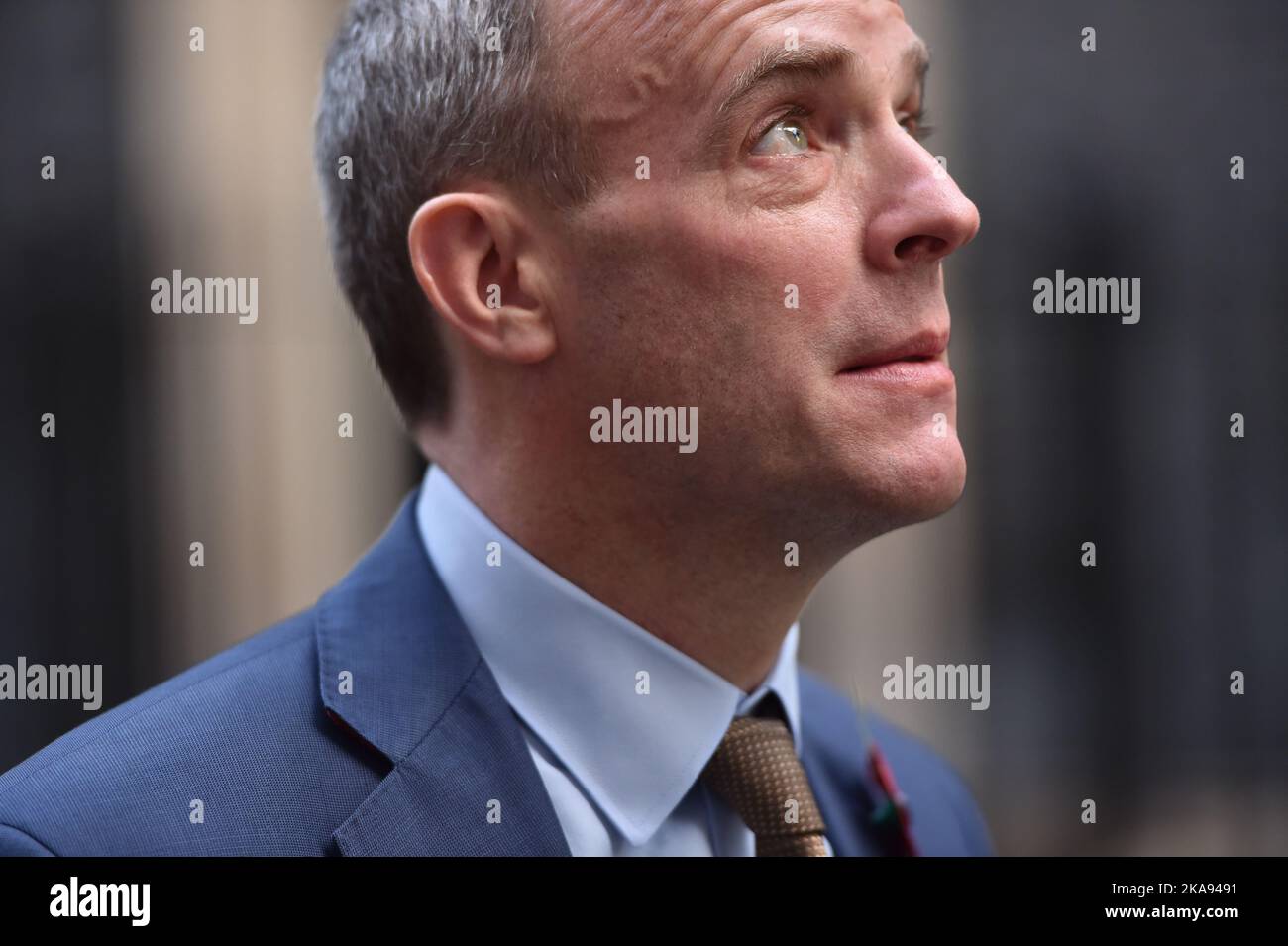 DOMINIC RAAB, Deputy Prime Minister, at a cabinet meeting at 10 Downing ...