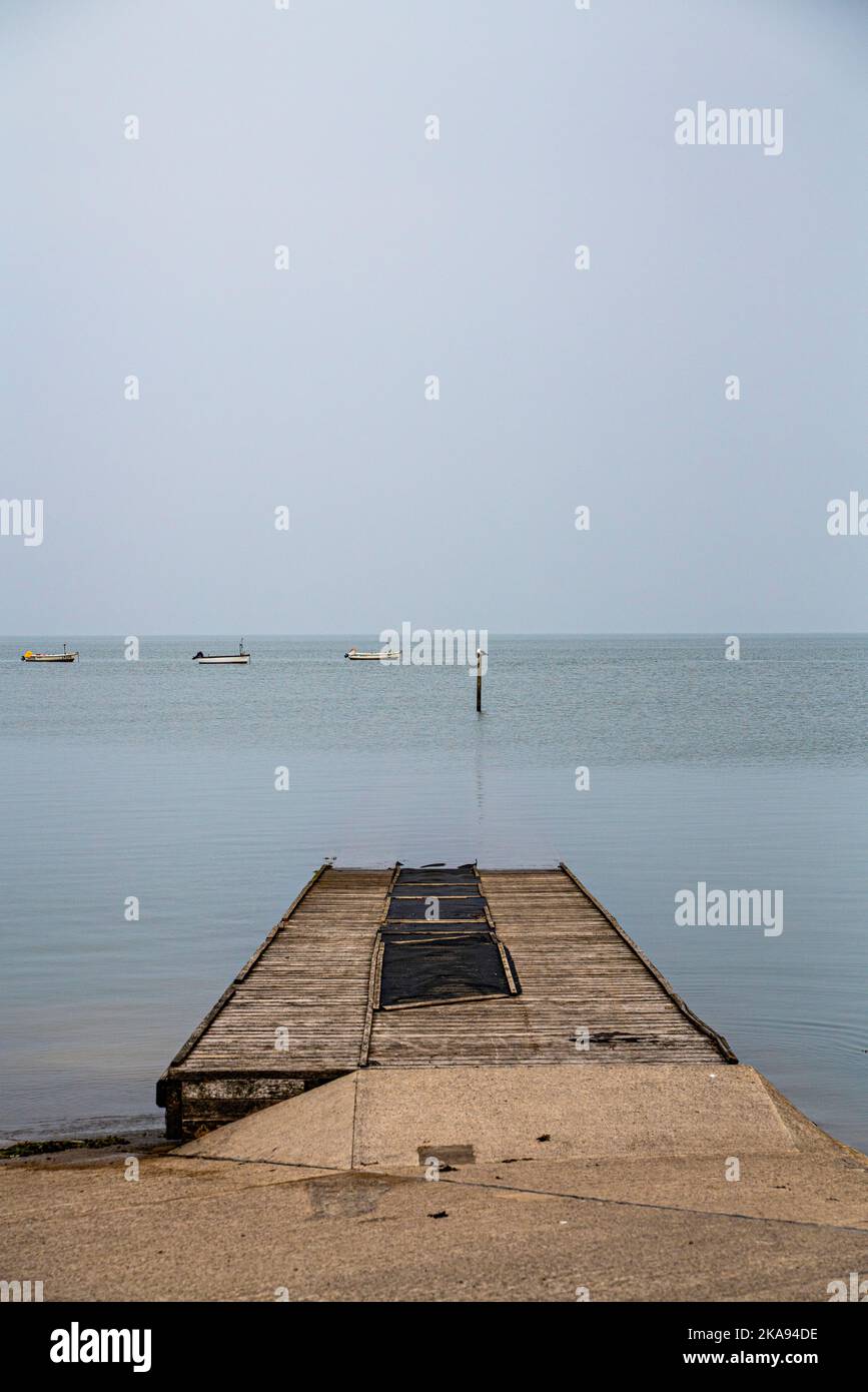 Floating boat launch ramp, Morecambe, Lancashire Stock Photo - Alamy