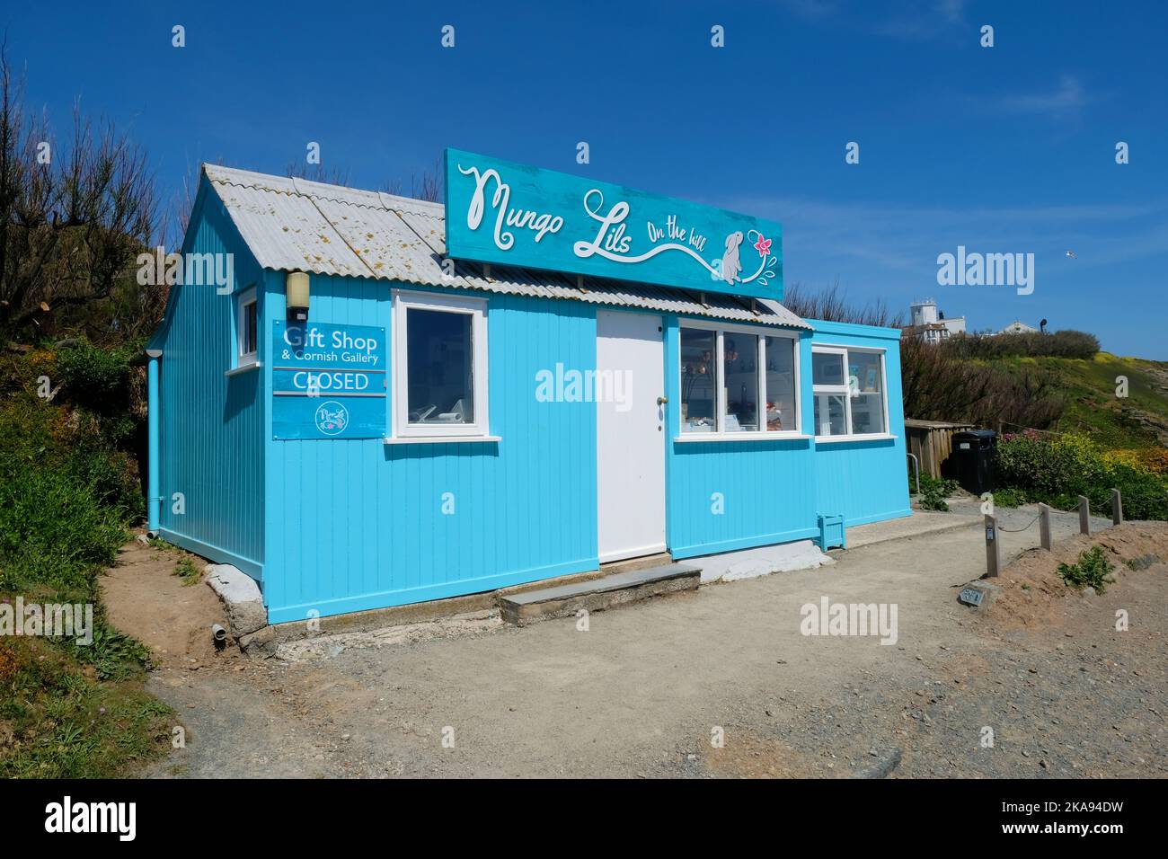 Small wooden gift shop at Lizard Point, Cornwall, UK - John Gollop ...