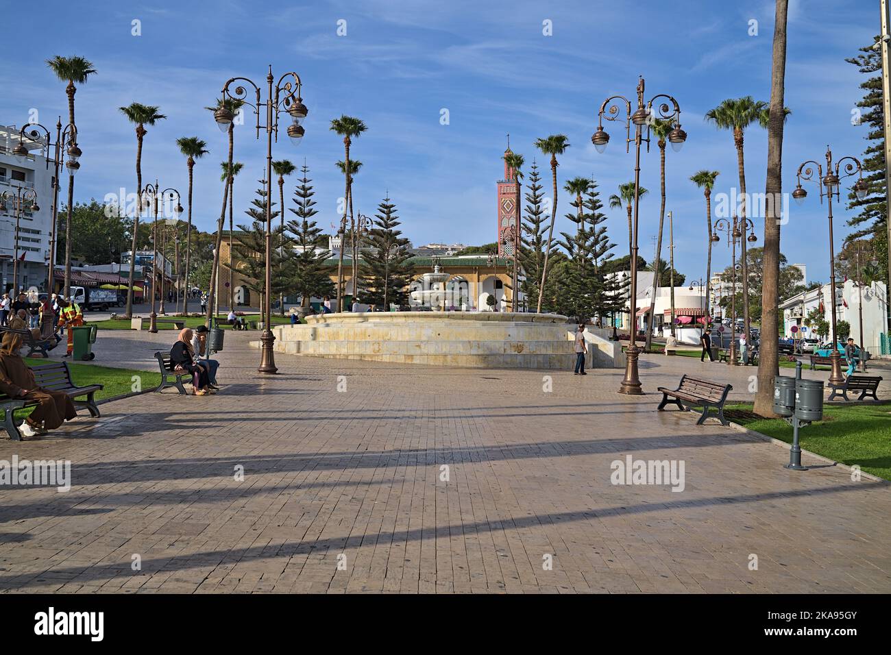Grand Socco or market square in Tanger Stock Photo - Alamy