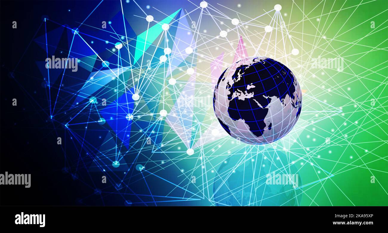 Abstract technology background Hi-tech communication concept innovation ...