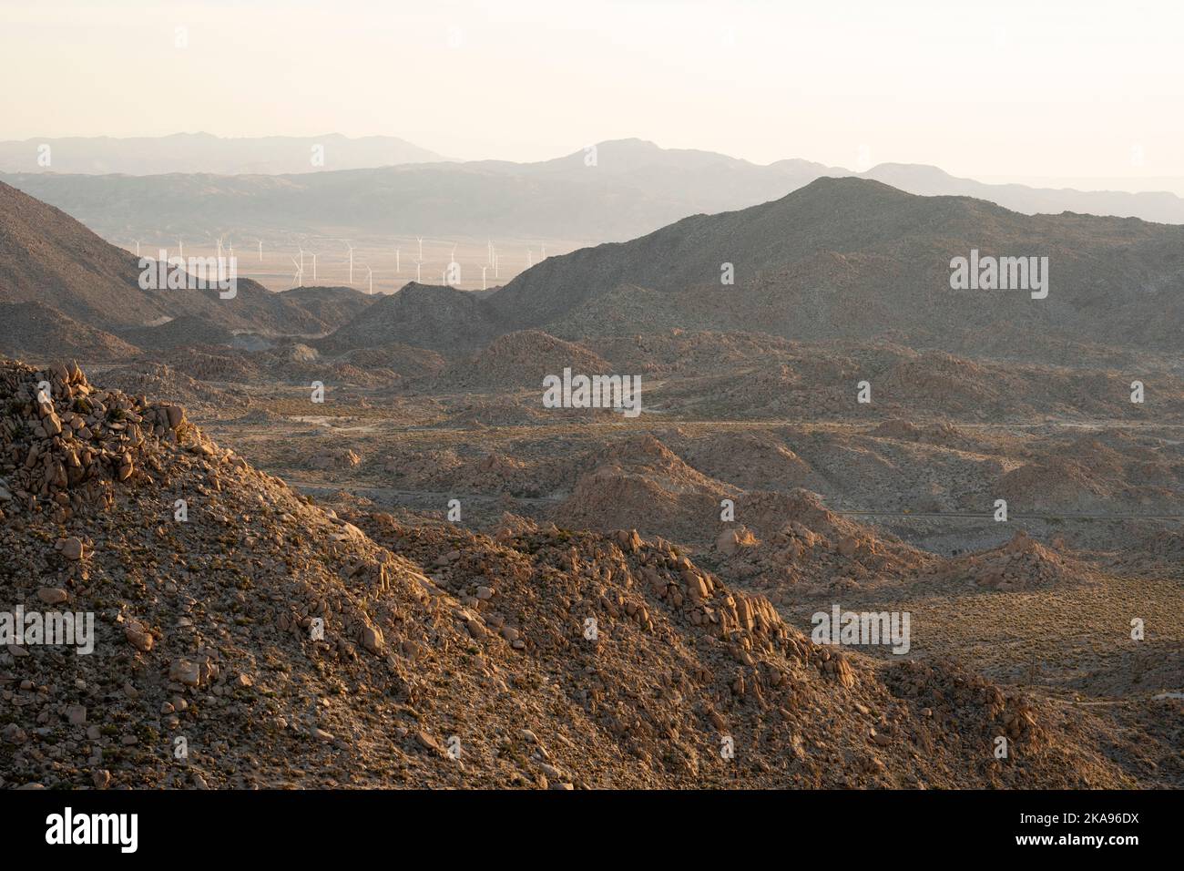 Wind energy in the desert hi-res stock photography and images - Alamy