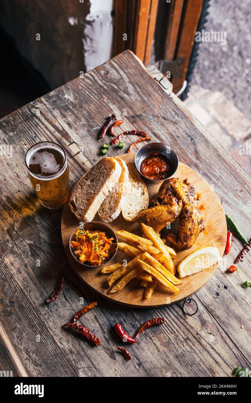 styled food photography at restaurant Stock Photo - Alamy