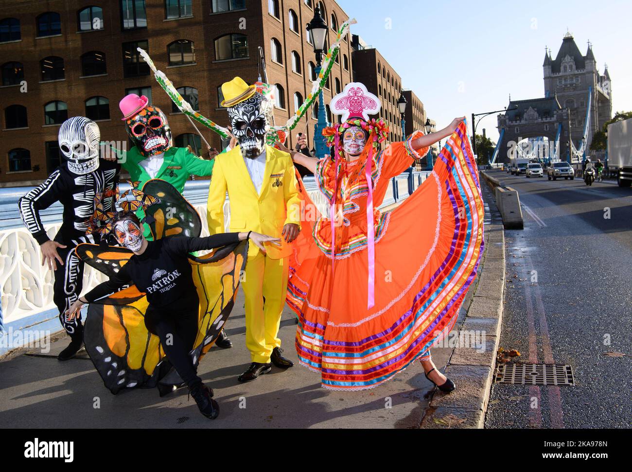 Traditional Mexican parade characters during PATRON's cultural ...