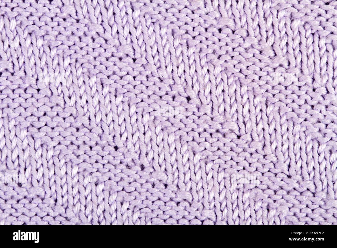 Purple Knitted fabric background or texture Stock Photo - Alamy